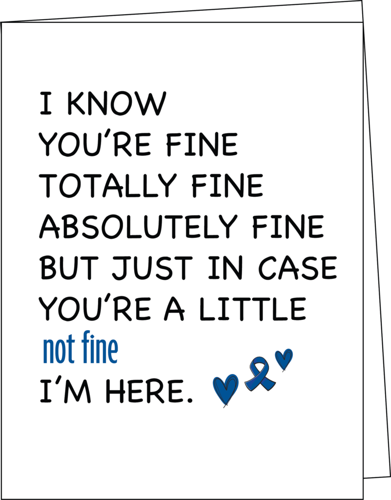 Colon Cancer Greeting Cards - ChooseHope
